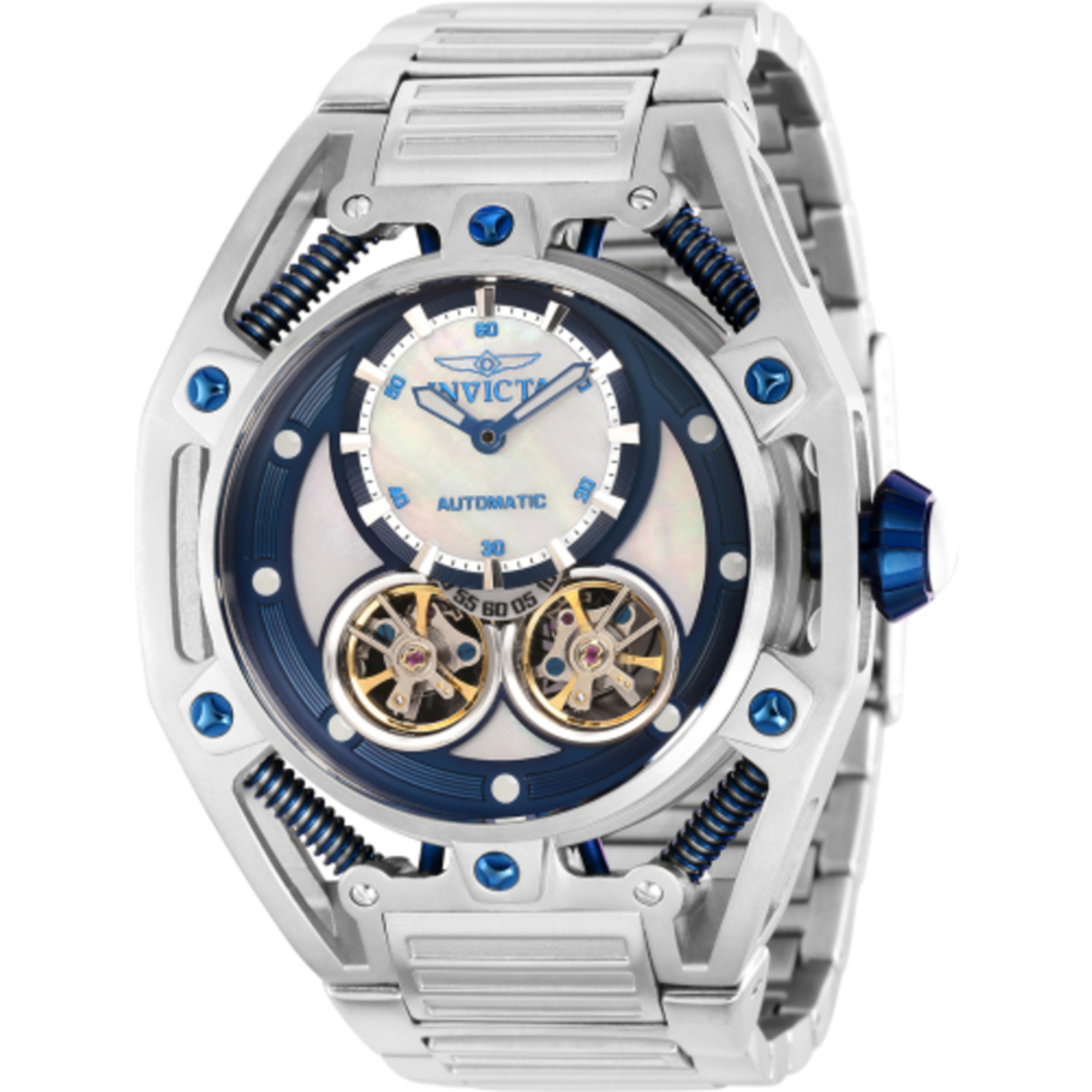 Invicta S1 Rally Automatic Blue Dial Mens Watch 36094