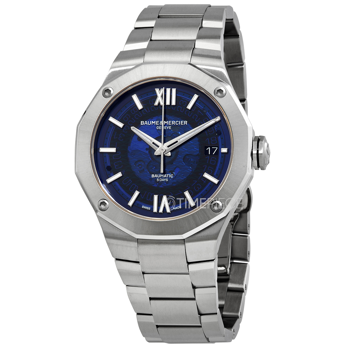 Baume et Mercier Riviera Automatic Blue Dial Mens Watch M0A10616