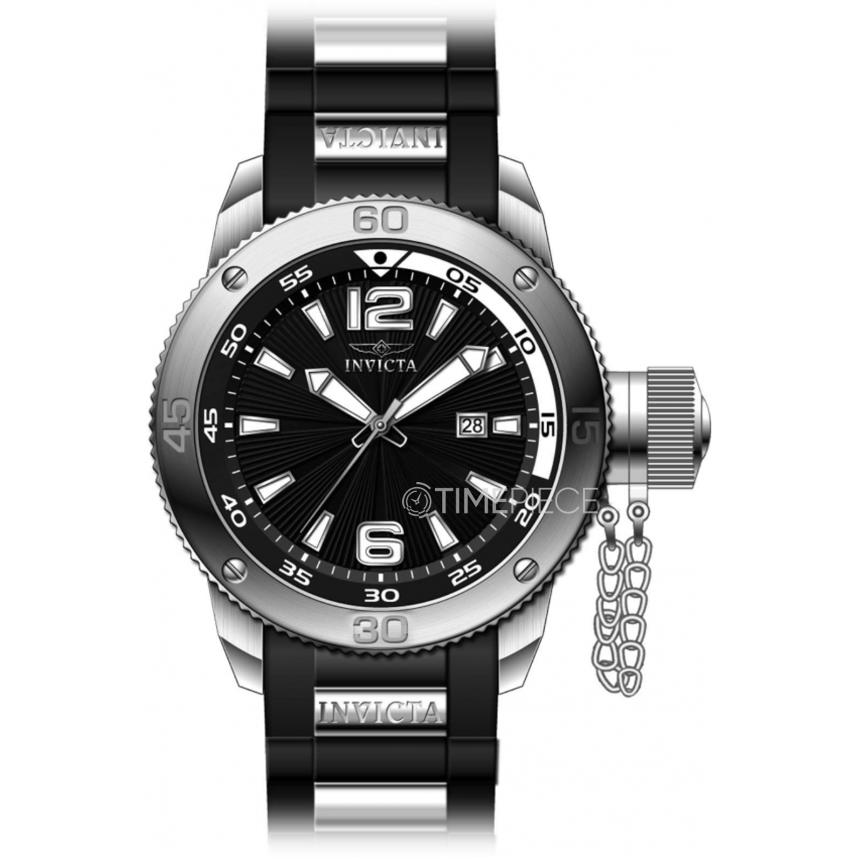 Invicta I-Force Quartz Black Dial Mens Watch 12963
