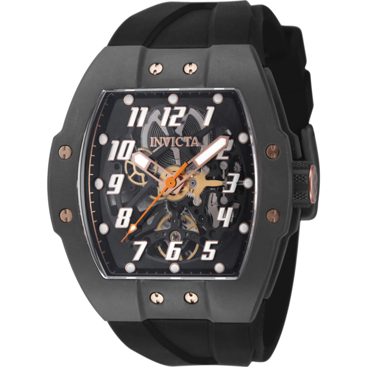 Invicta JM Correa Titanium Automatic Black Dial Mens Watch 44404