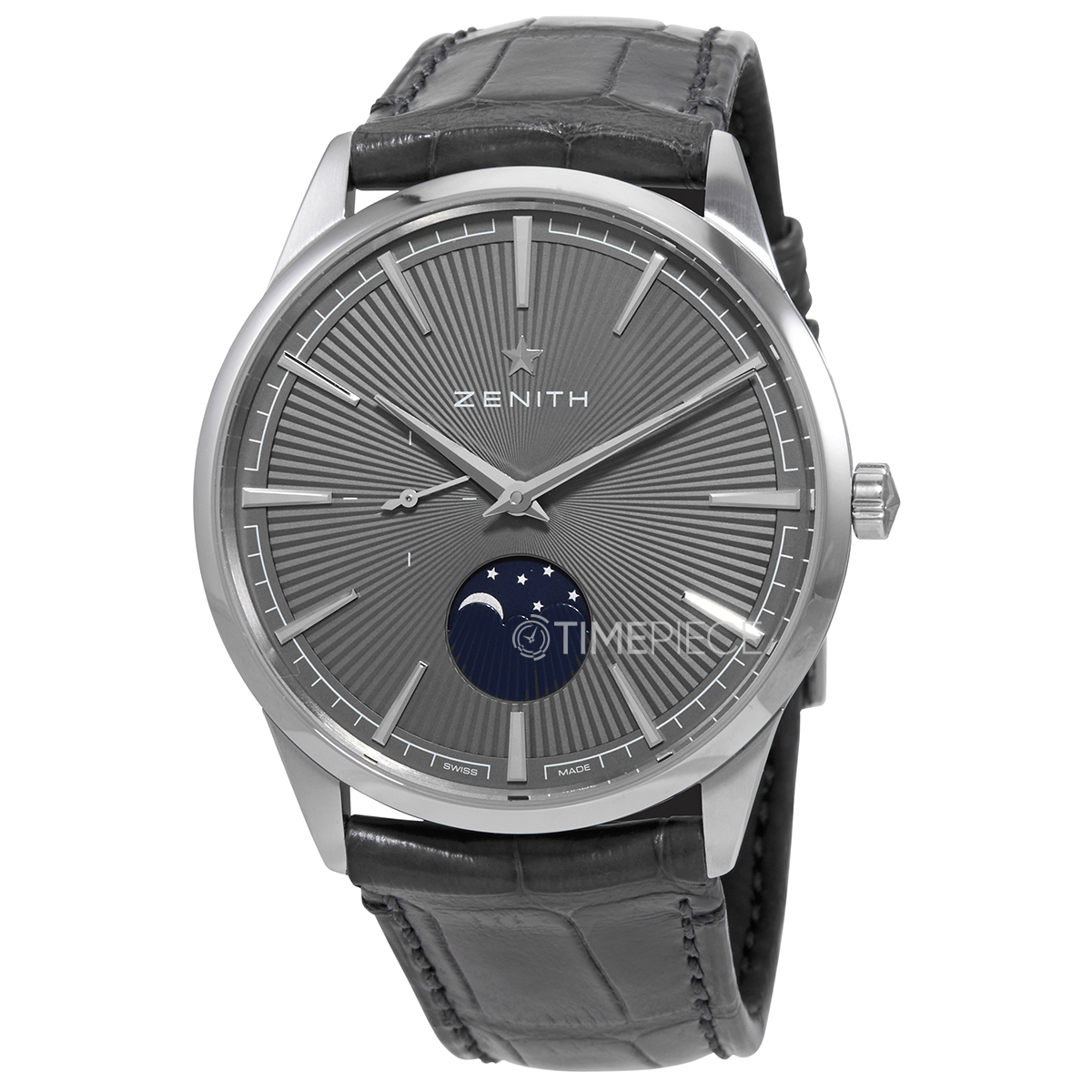 Zenith Elite Moonphase Automatic Grey Dial Mens Watch 03.3100.692/03.C923