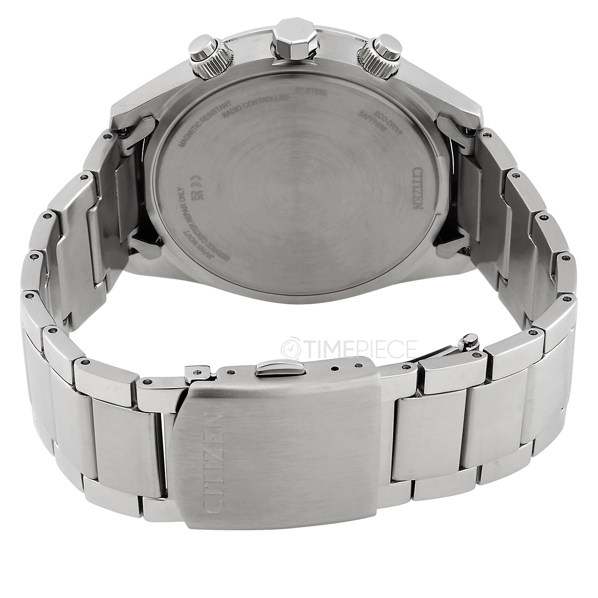 Citizen Eco-Drive Perpetual Alarm World Time Chronograph GMT Blue Dial ...