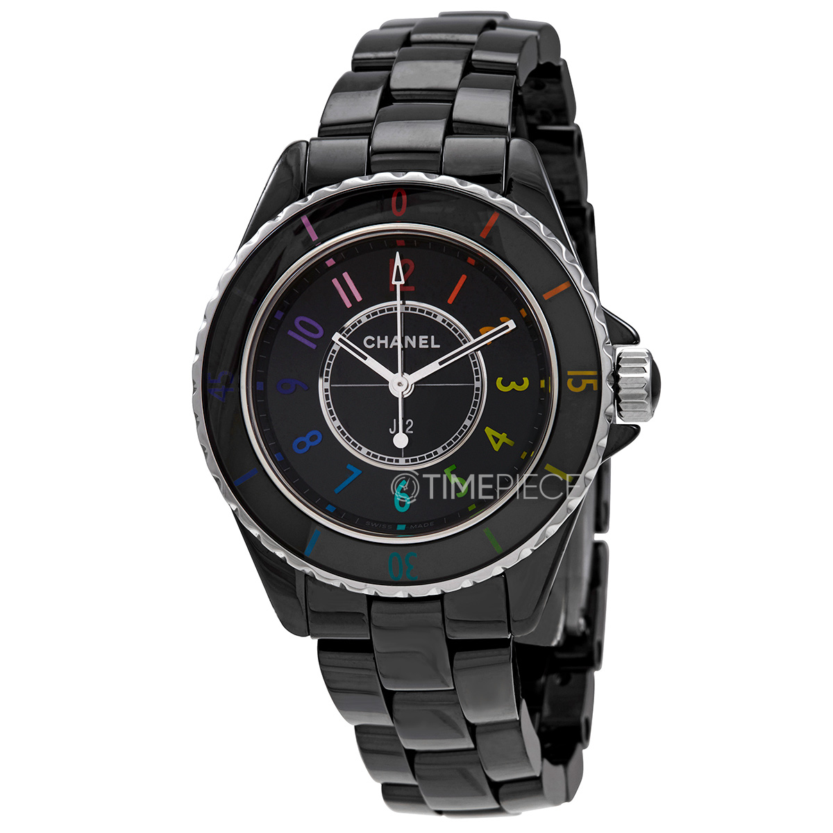 Chanel J12 Electro Quartz Black Dial Ladies Watch H7121