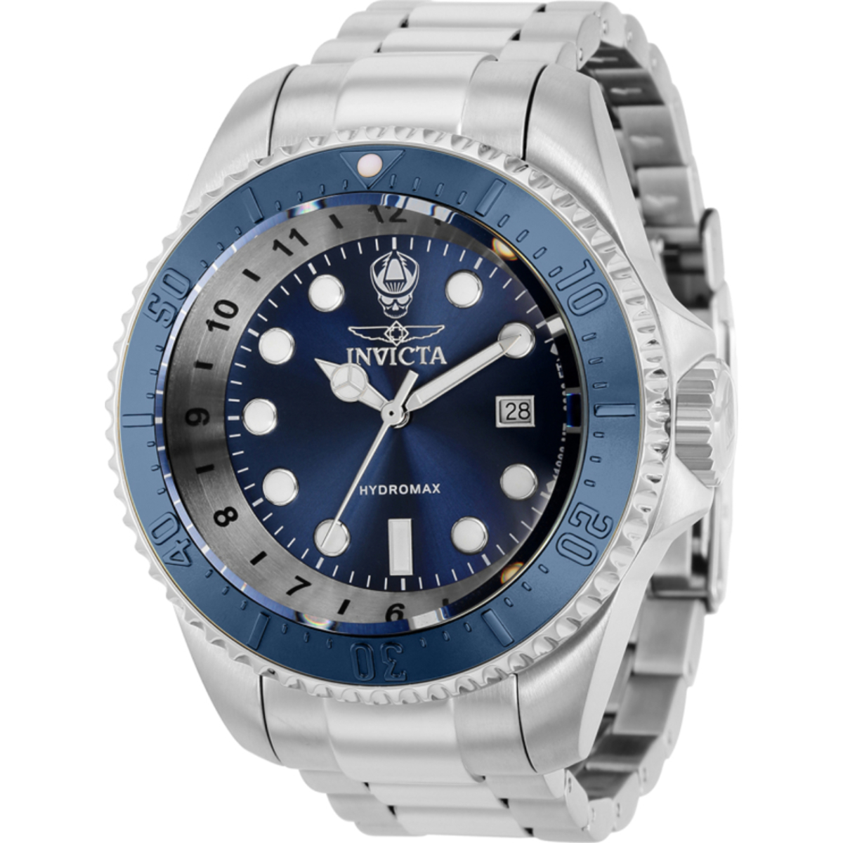 Invicta Hydromax Quartz Blue Dial Mens Watch 38019