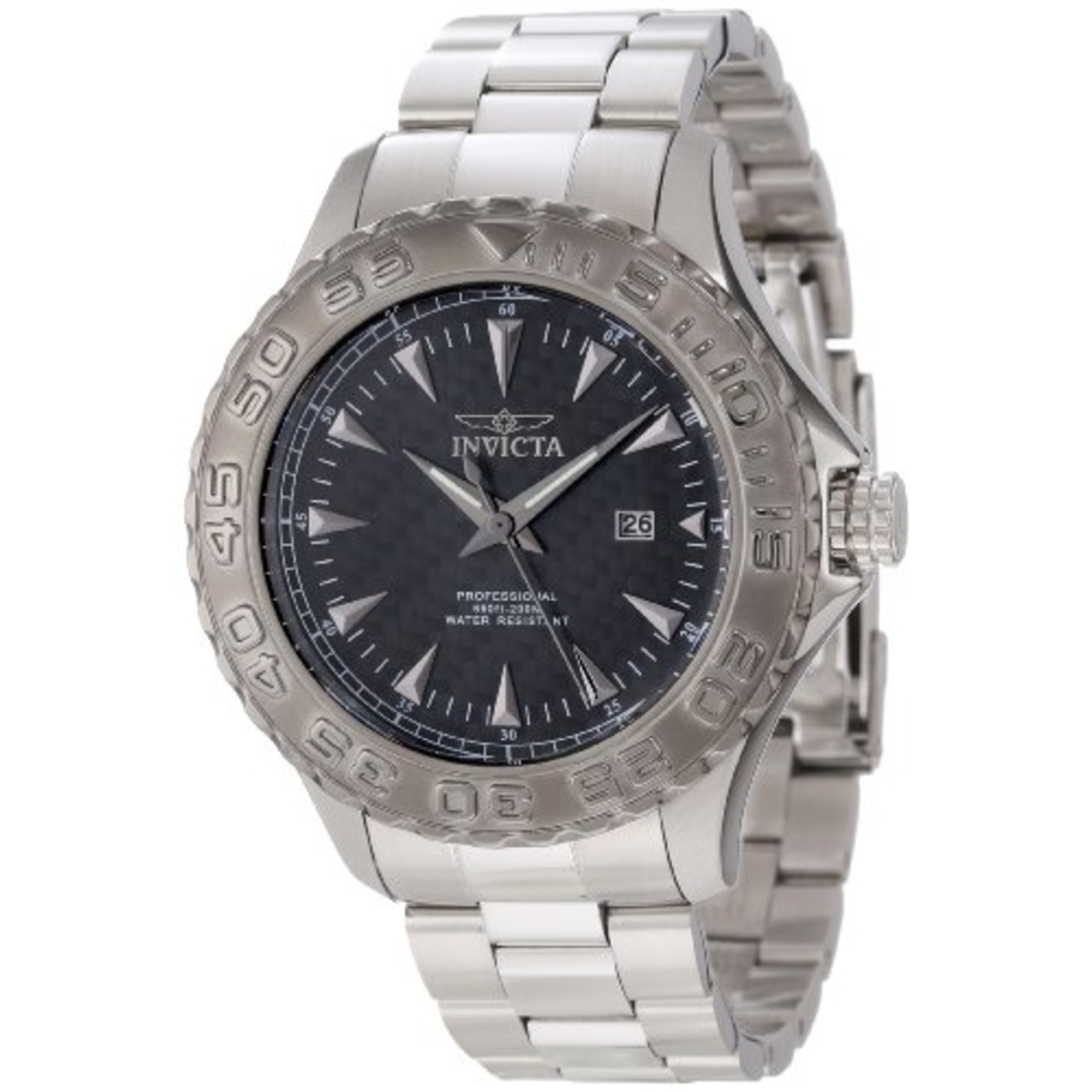 Invicta Pro Diver Ocean Ghost Black Carbon Dial Mens Watch 12555