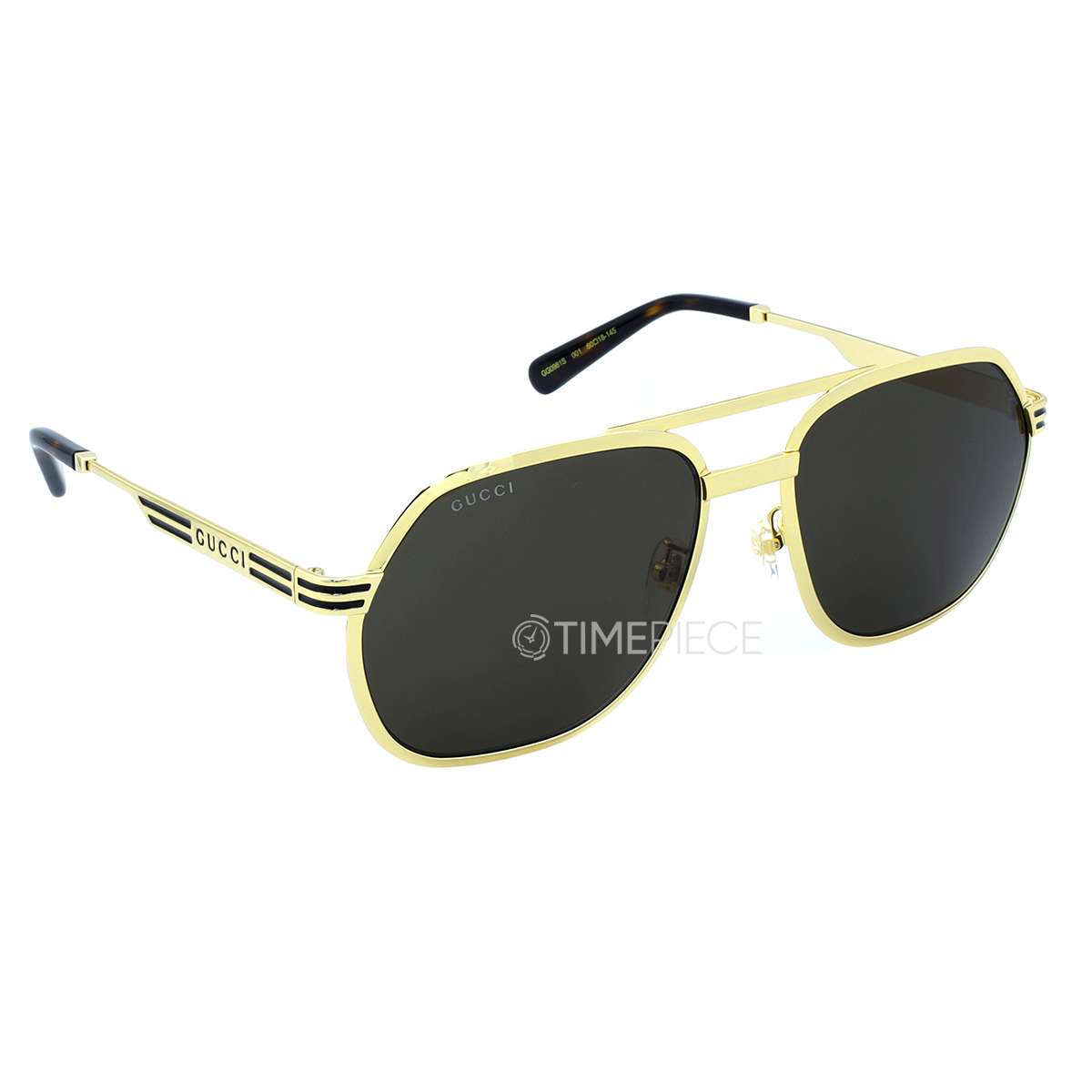 Gucci Brown Navigator Mens Sunglasses GG0981S 001 60