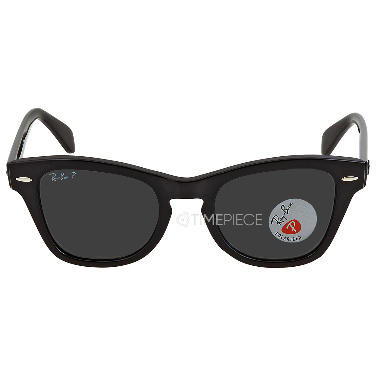 Ray Ban Polarized Black Square Unisex Sunglasses RB0707S 901/48 50