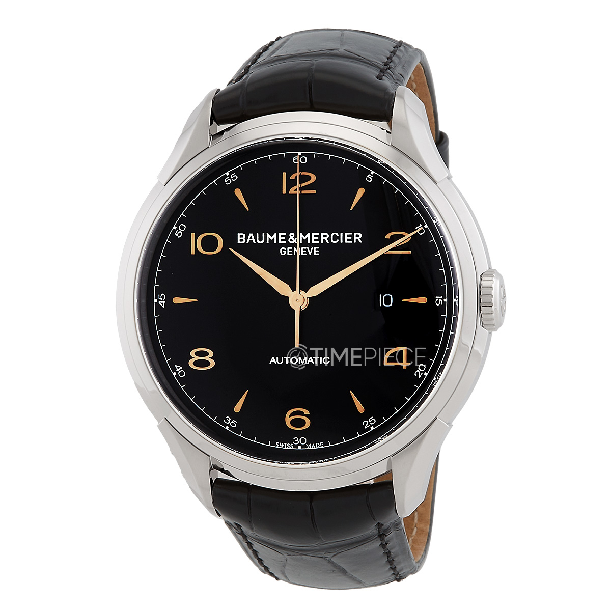 Baume et Mercier Clifton Automatic Black Dial Mens Watch M0A10366