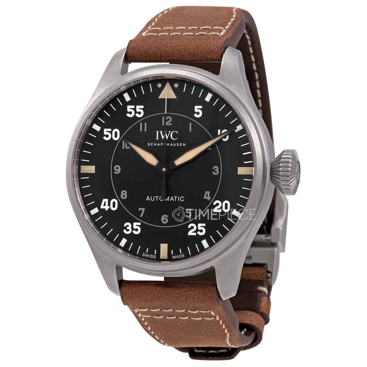 IWC Big Pilot Spitfire 43 Automatic Black Dial Mens Watch IW329701