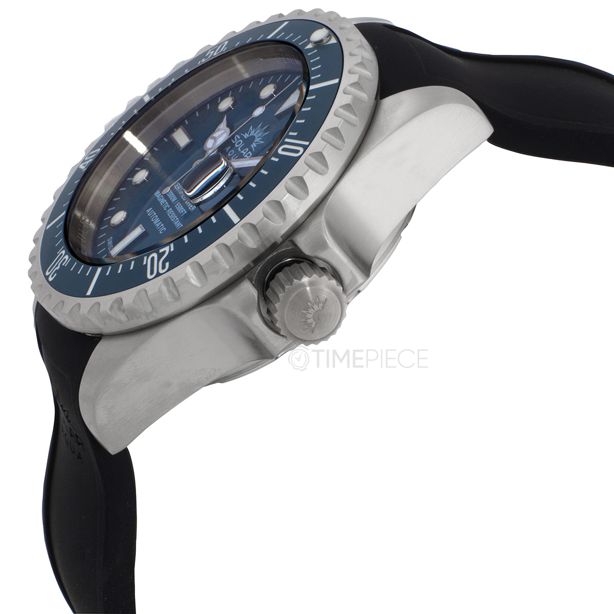 Solar Aqua Deep Bay Automatic Blue Dial Mens Watch SA0020.0002