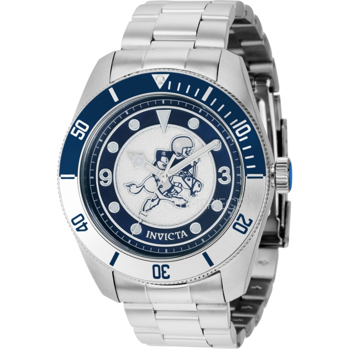 Invicta NFL Dallas Cowboys Quartz Silver Dial Mens Watch 36914