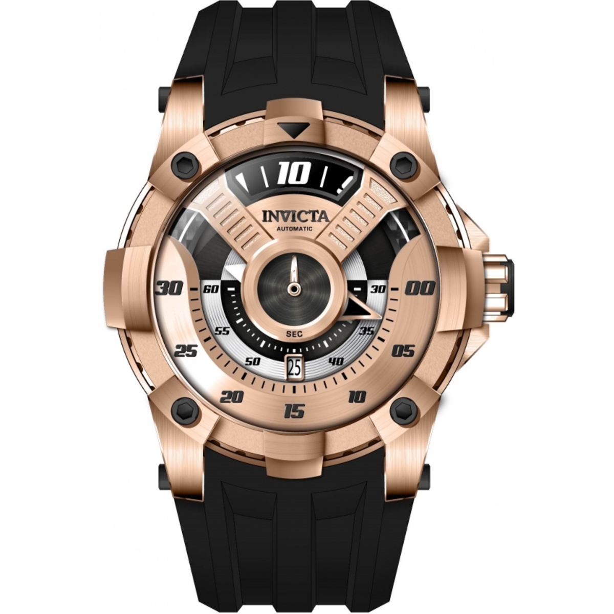 Invicta S1 Rally Automatic Rose Gold Dial Mens Watch 33489