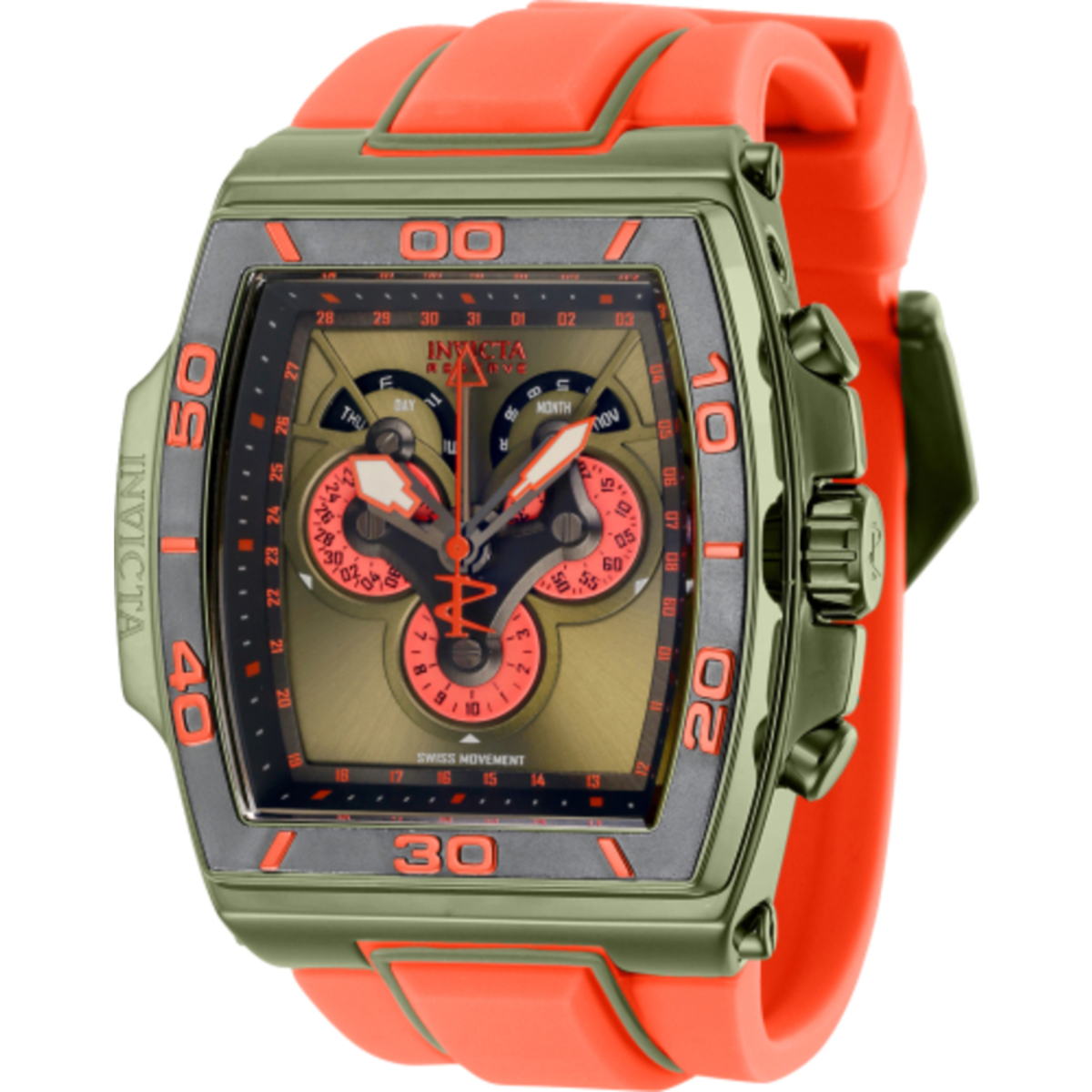 Invicta S1 Rally Diablo Chronograph Quartz Grey Dial Mens Watch 43365