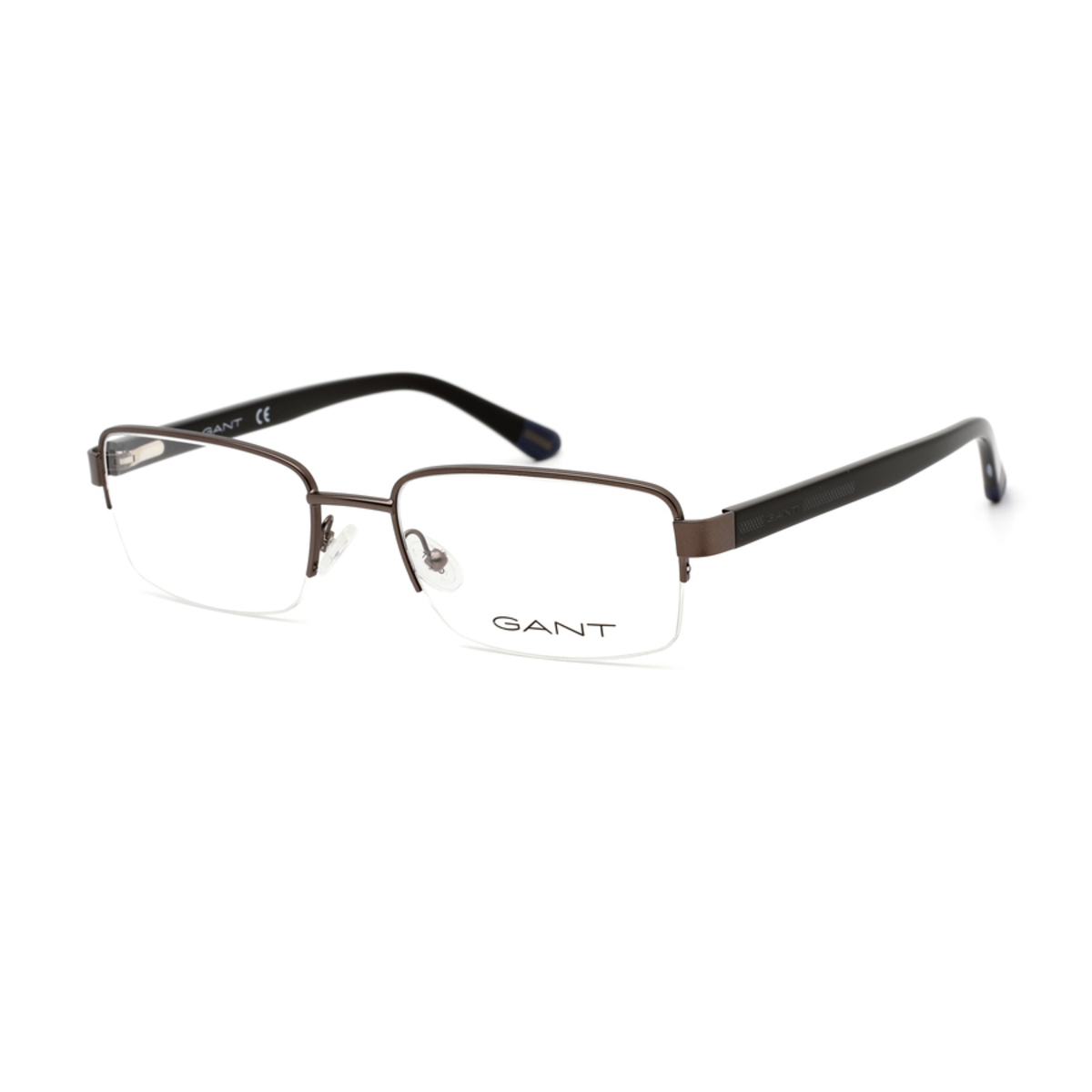 GANT Mens Gunmetal Rectangular Eyeglass Frames GA314900953