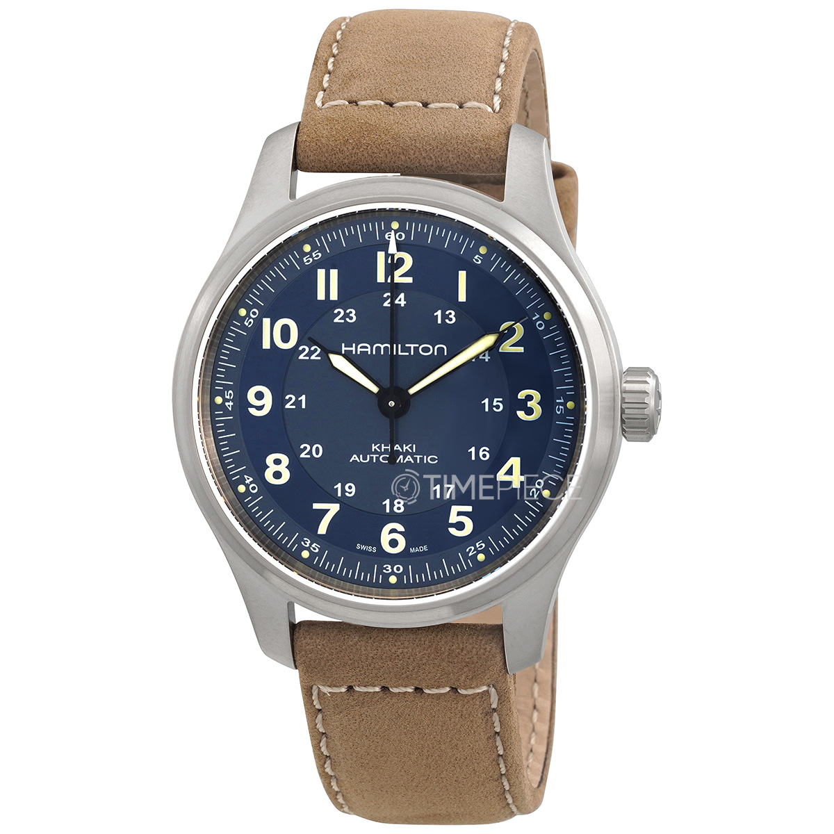 Hamilton Khaki Field Automatic Blue Dial Mens Watch H70545540