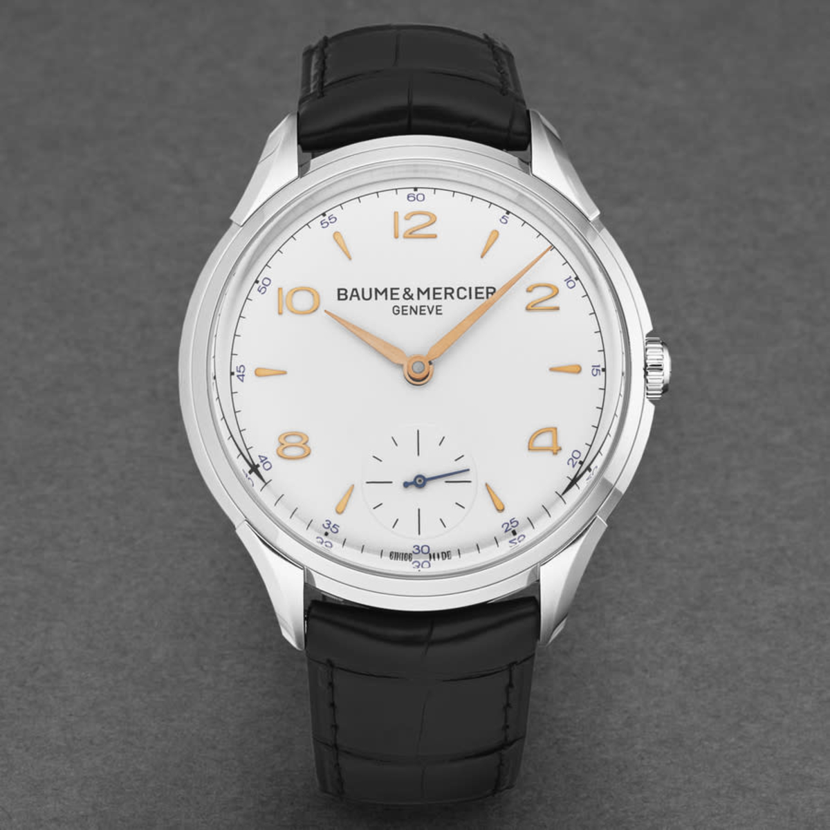 Baume et Mercier Clifton Hand Wind Silver Dial Mens Watch M0A10363