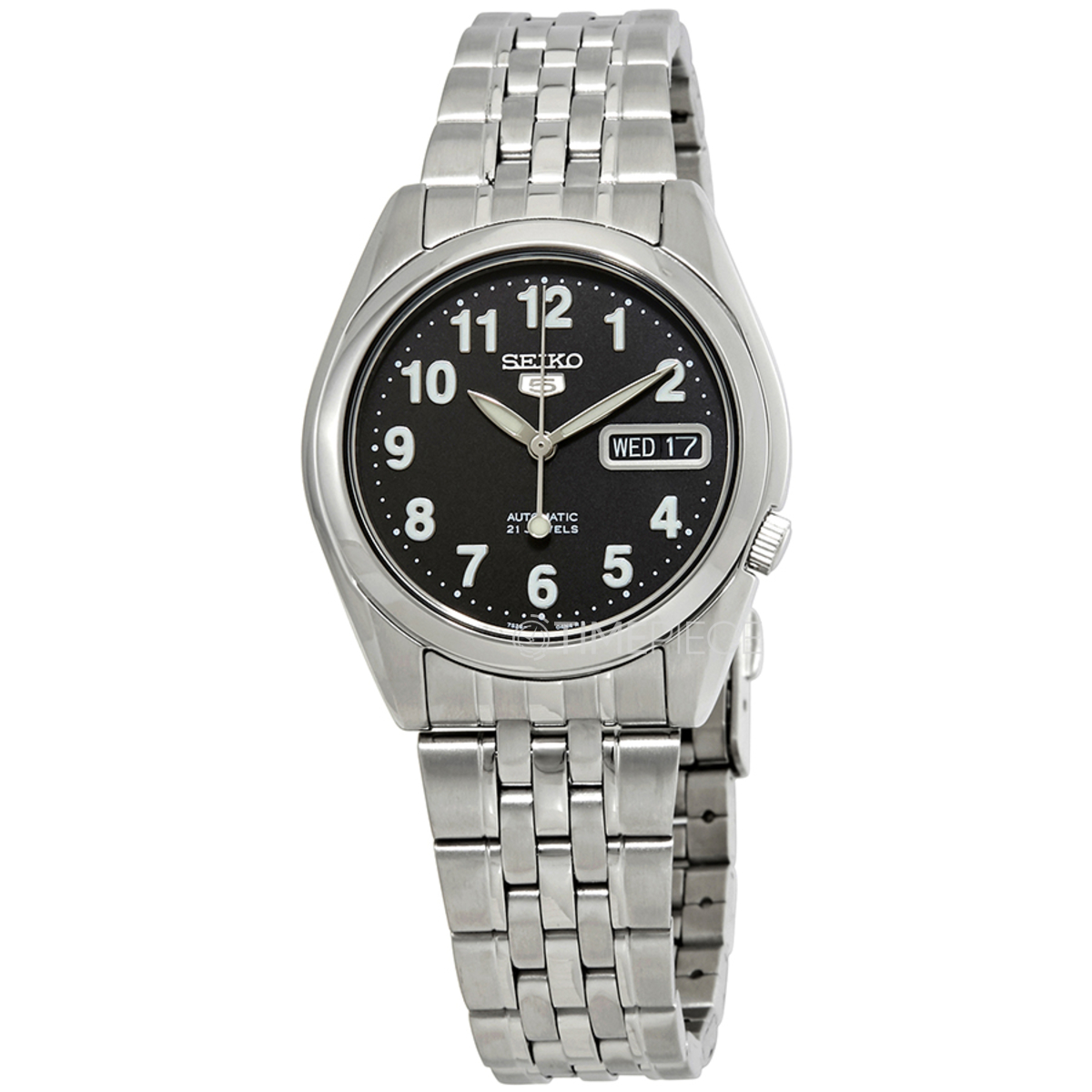 Seiko Series 5 Automatic Black Dial Mens Watch SNK381