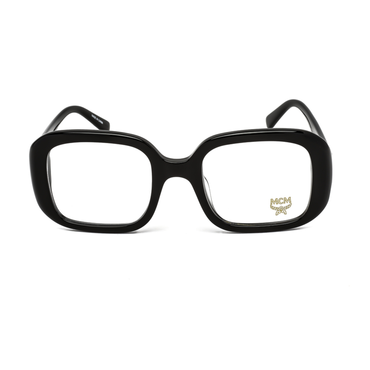 MCM Ladies Black Rectangular Eyeglass Frames MCM271000151