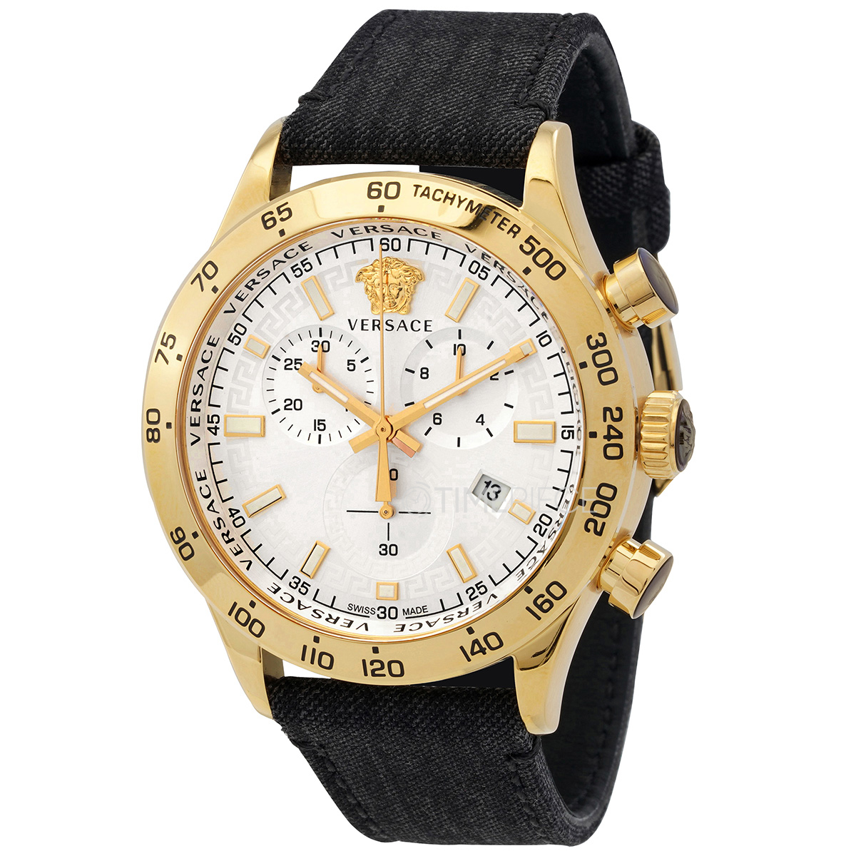 Versace Hellenyium Chronograph Quartz White Dial Mens Watch VE2U00822