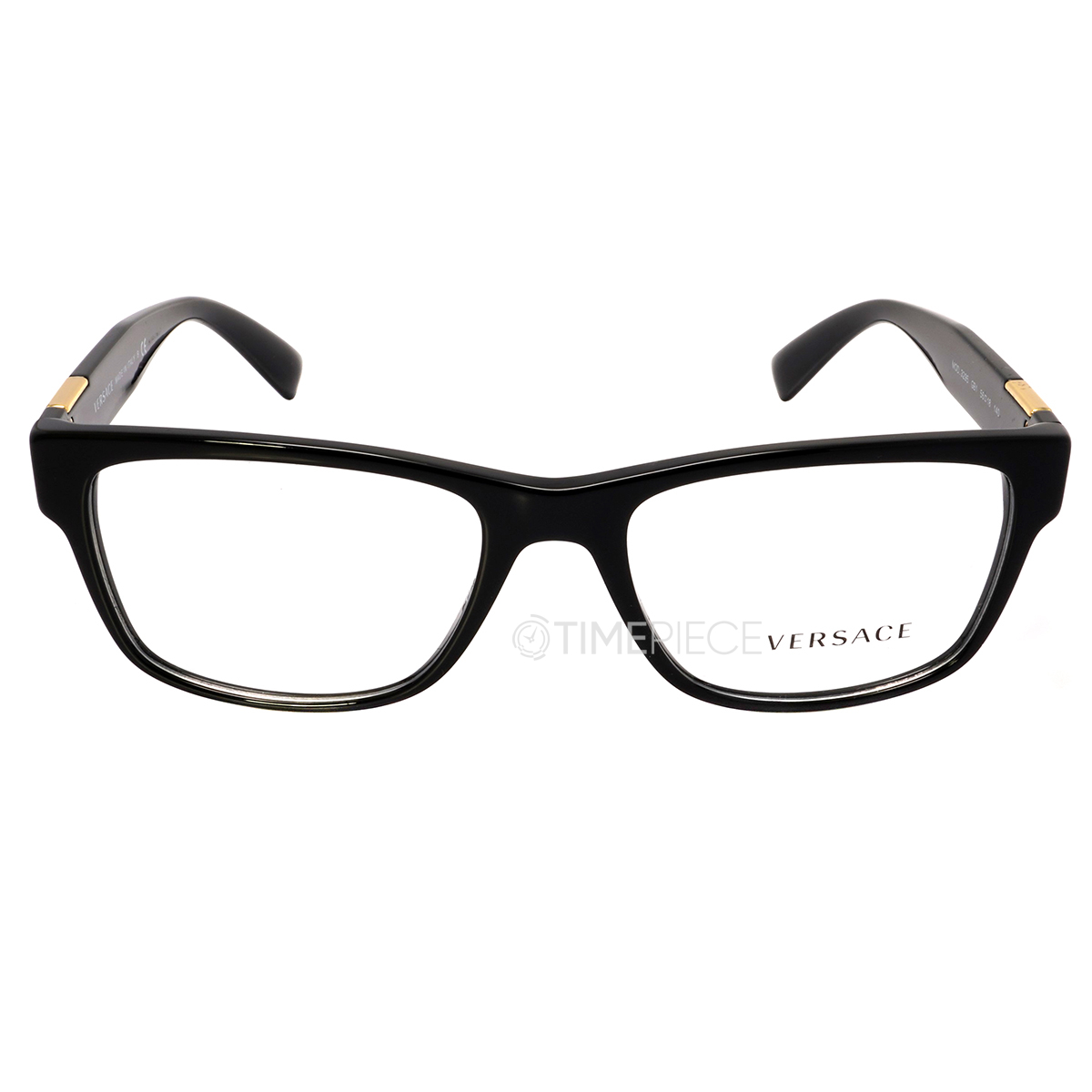 Versace Demo Rectangular Mens Eyeglasses VE3295 GB1 56