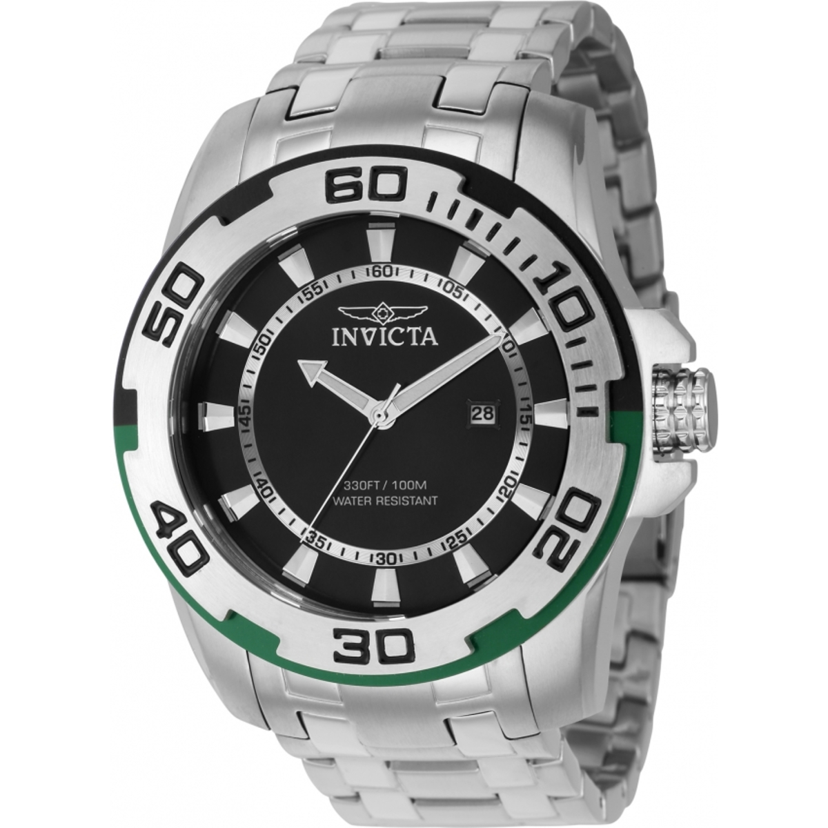 Invicta Pro Diver Quartz Black Dial Mens Watch 39116