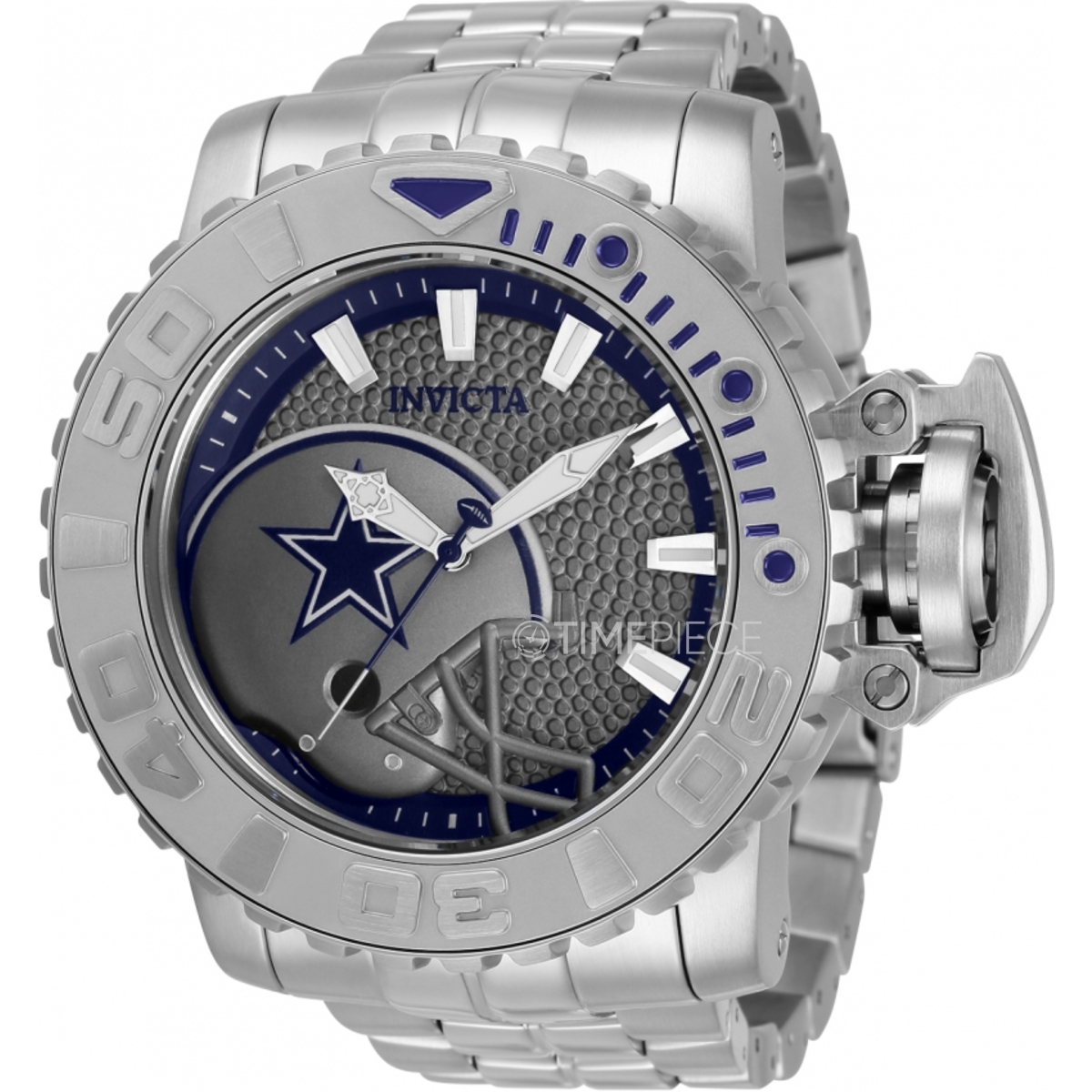 Invicta NFL Dallas Cowboys Automatic Grey Dial Mens Watch 33004