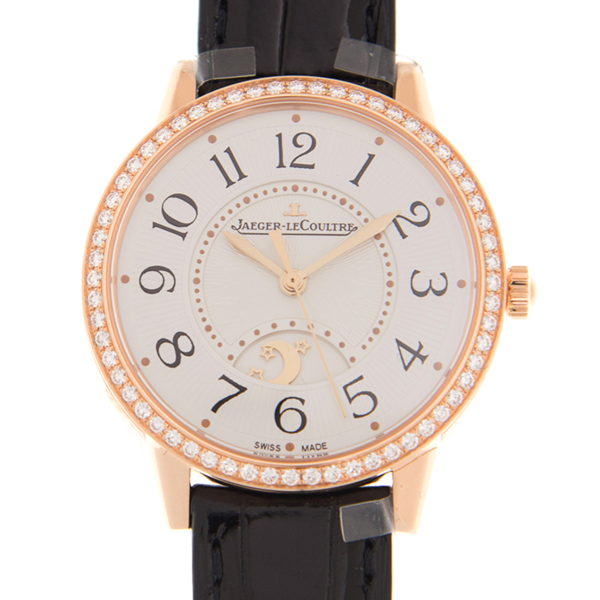 Jaeger LeCoultre Rendez-Vous Hand Wind Diamond White Dial Ladies Watch ...