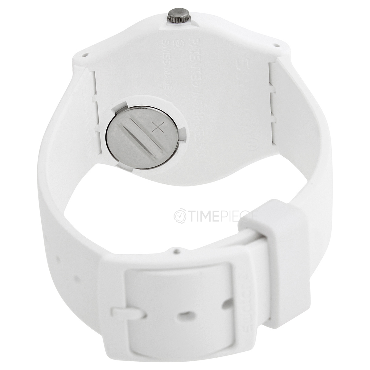 Swatch Think Time White Quartz White Dial Ladies Watch SO31W100