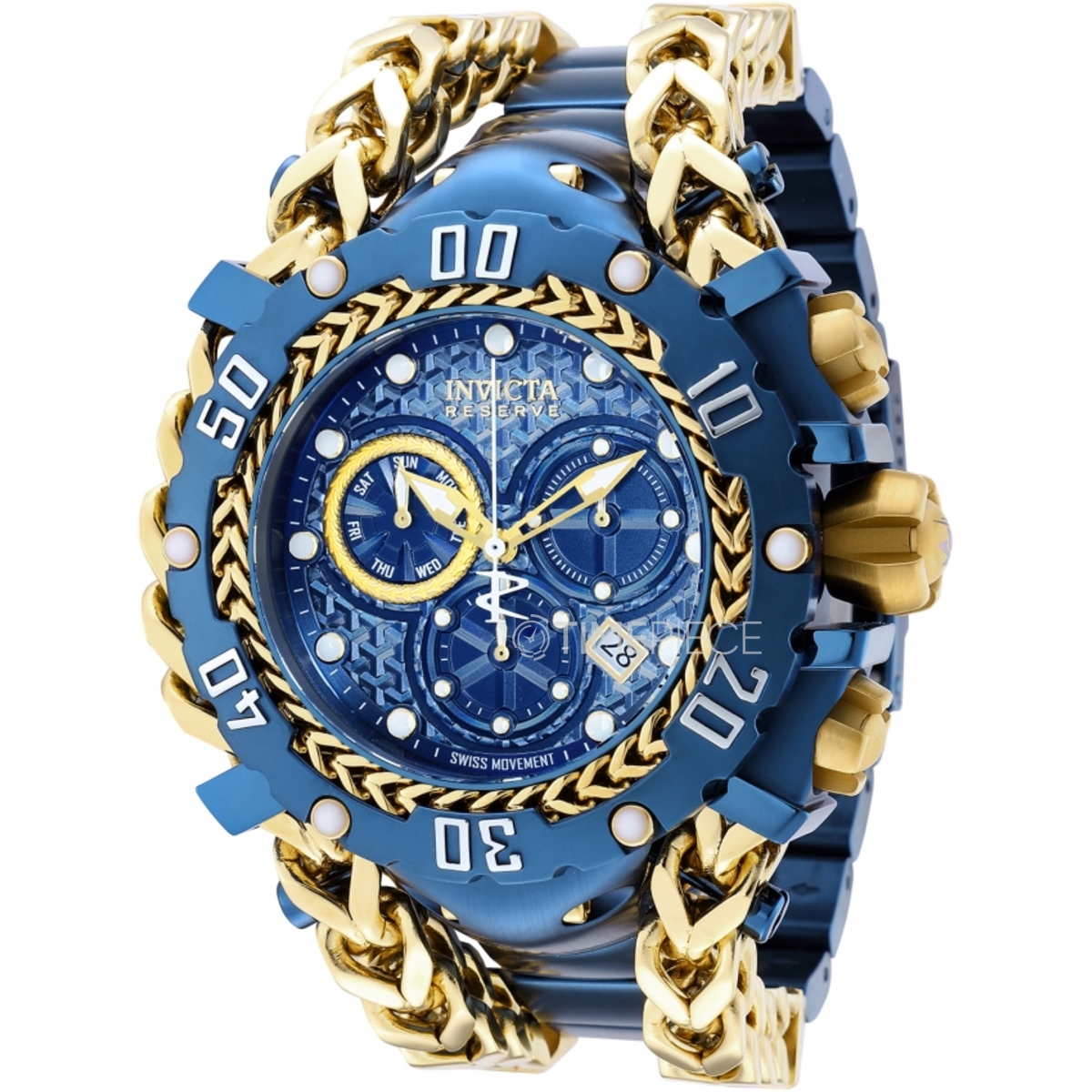 Invicta Gladiator Chronograph Quartz Blue Dial Mens Watch 36623