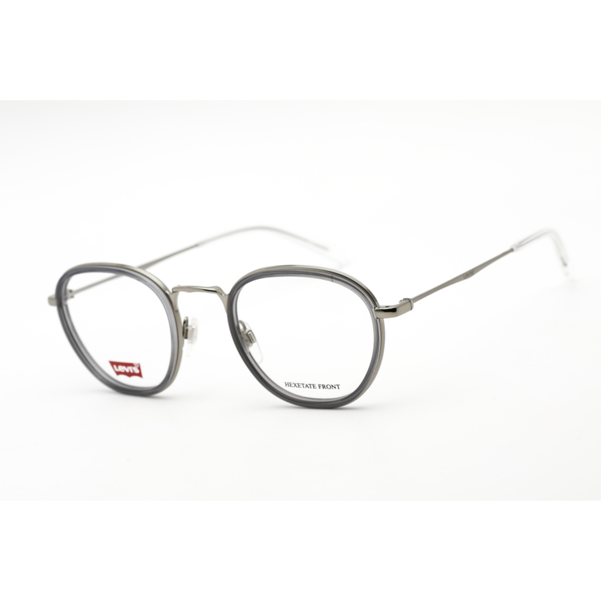 Levi's Mens Grey Round Eyeglass Frames LV50120KB70051
