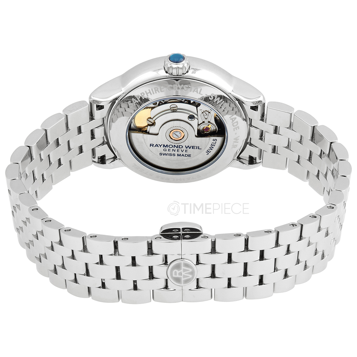 Raymond Weil Maestro Automatic Diamond White Mother of Pearl Dial ...