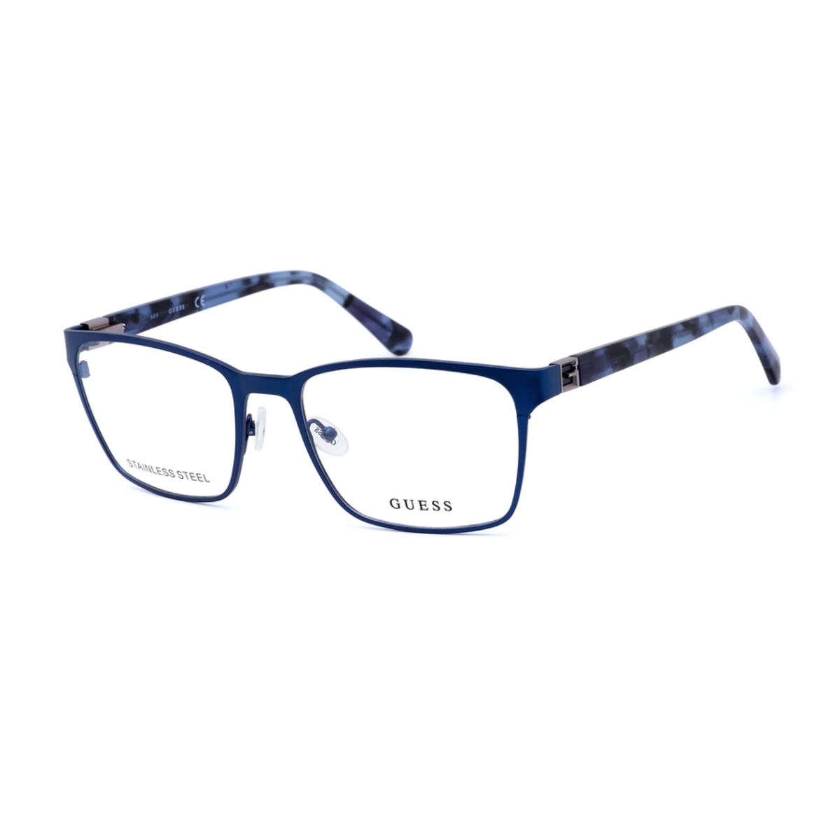Guess Ladies Blue Rectangular Eyeglass Frames GU5001909156