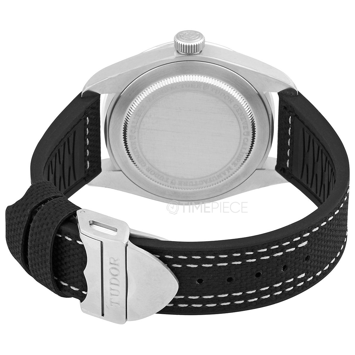 Tudor Ranger Automatic Black Dial Mens Rubber and Leather Watch M79950-0002