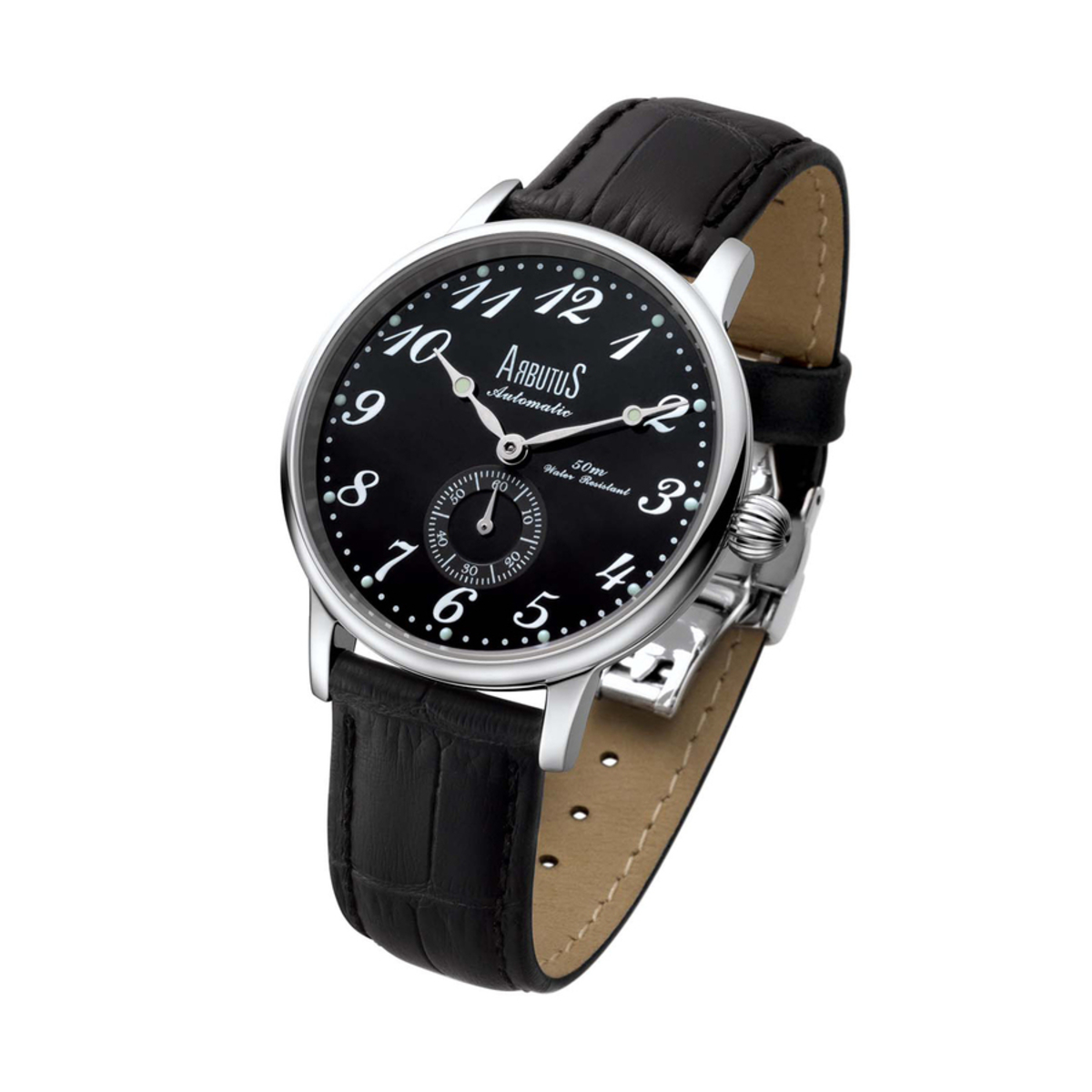 Arbutus Automatic Black Dial Mens Watch AR903SBB