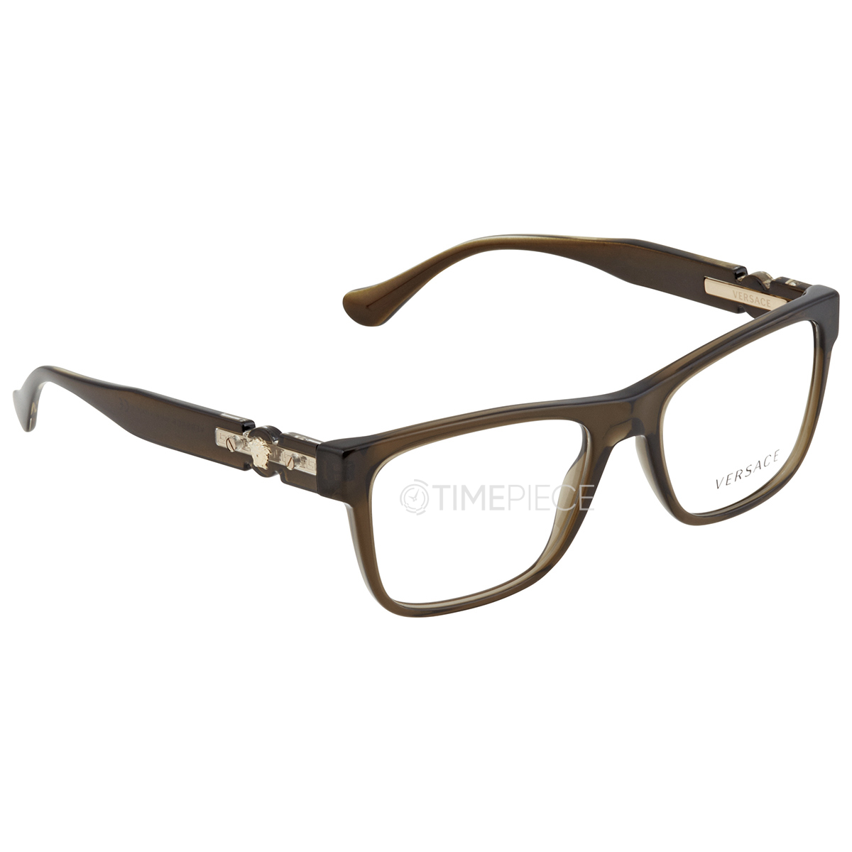 Versace Demo Rectangular Mens Eyeglasses VE3303 200 53
