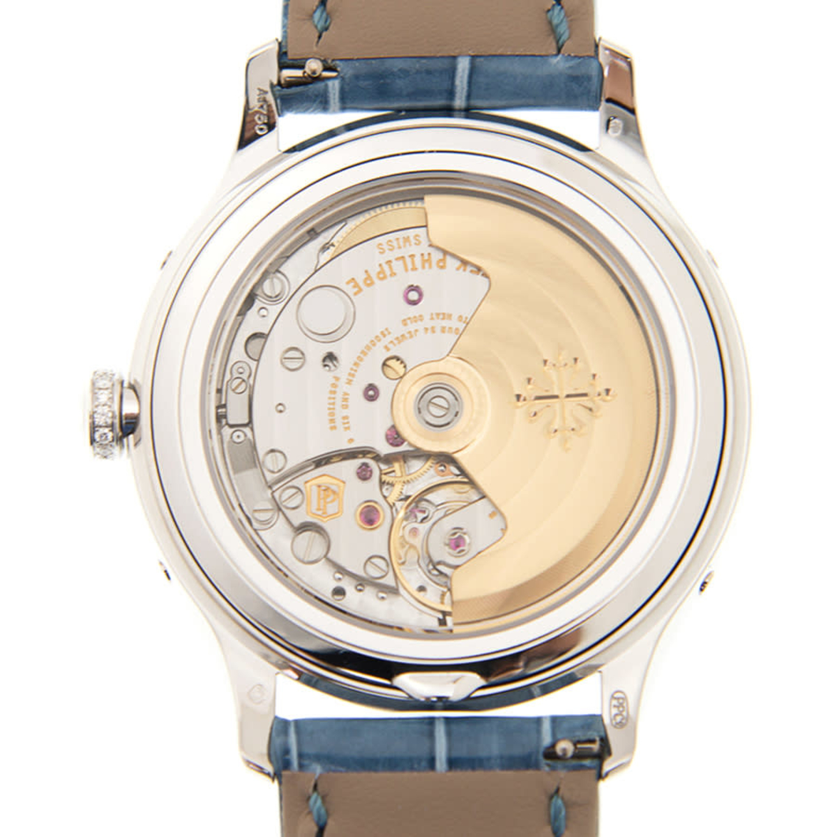 Patek Philippe Complications Diamond White Dial Ladies Watch 4947G-010