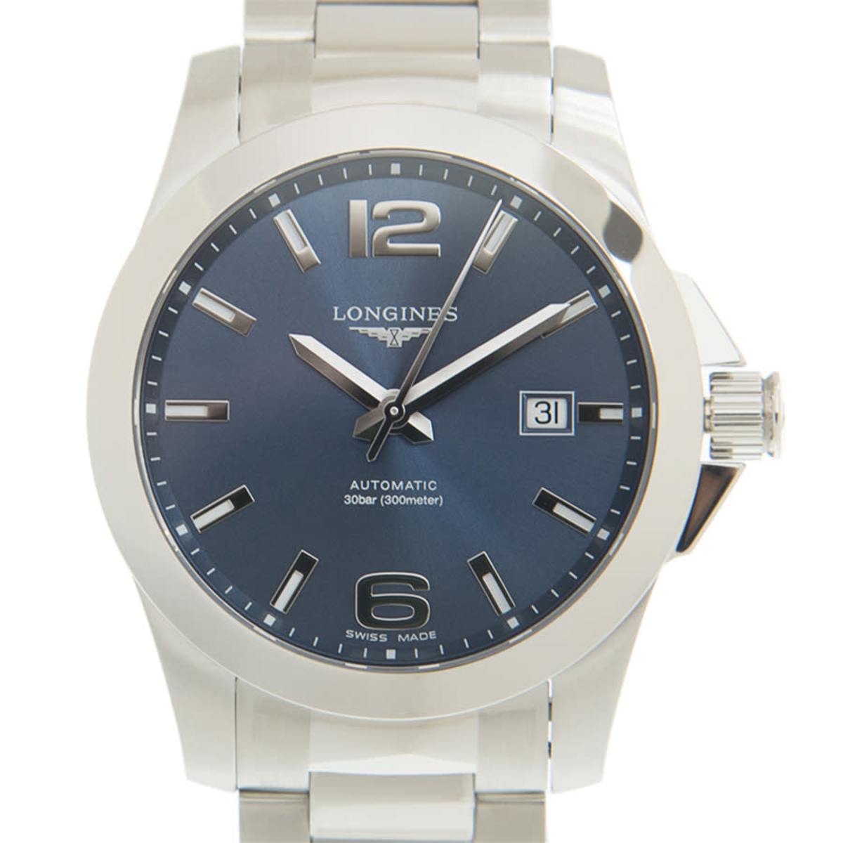 Longines Conquest Automatic Blue Dial Mens 41 mm Watch L3.777.4.99.6