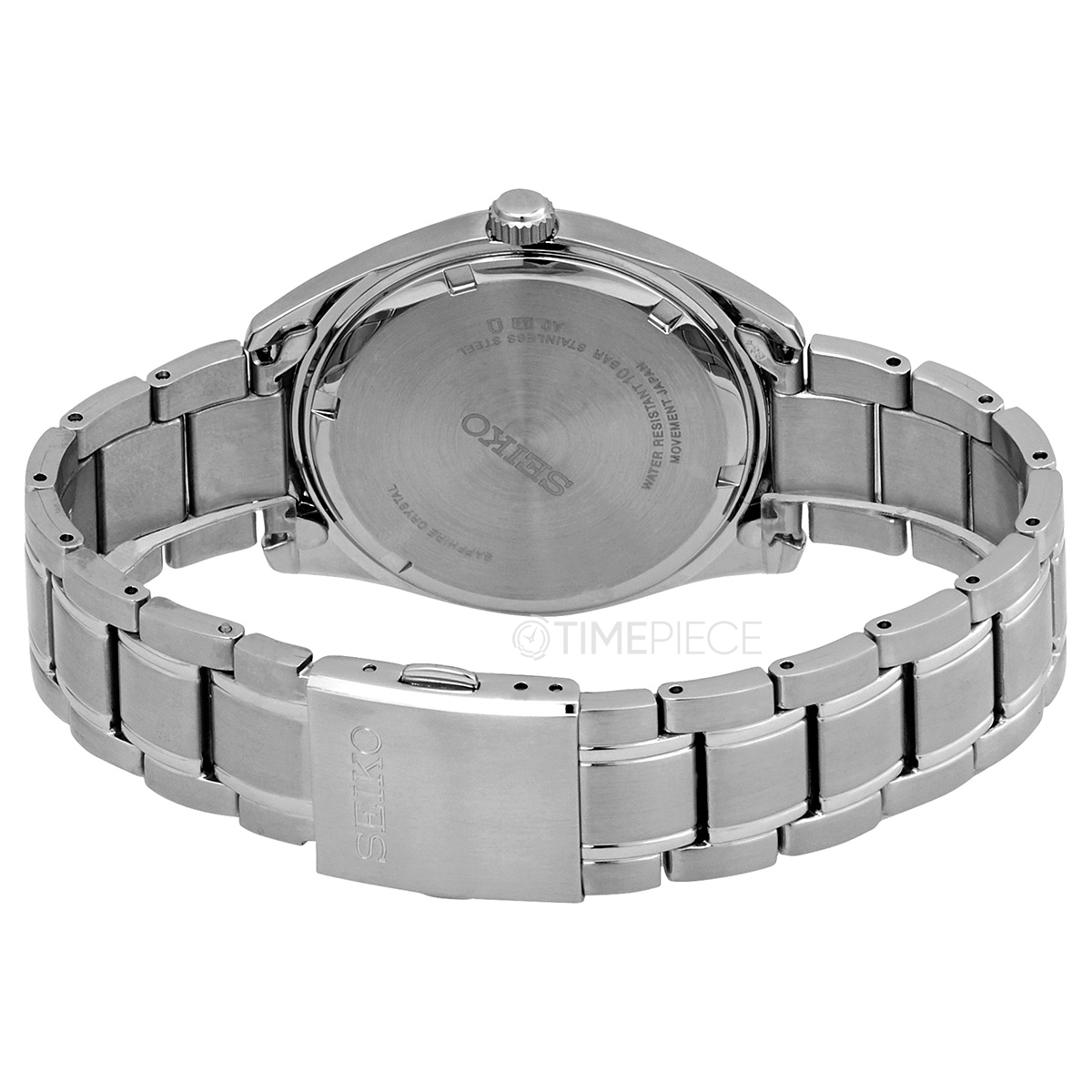 Seiko Essentials Quartz Black Dial Mens Watch SUR311