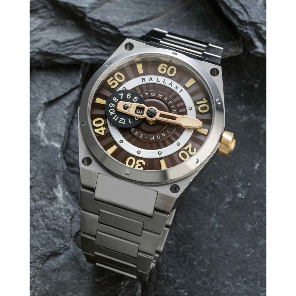 Ballast Valiant Brown Dial Mens Watch BL-3147-44