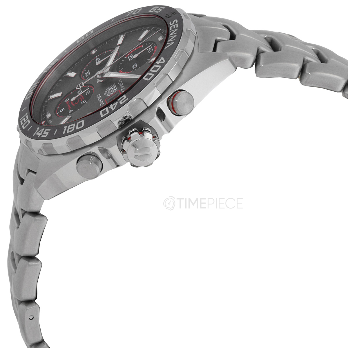 Tag Heuer Formula 1 X Senna Chronograph Automatic Grey Dial Mens Watch ...