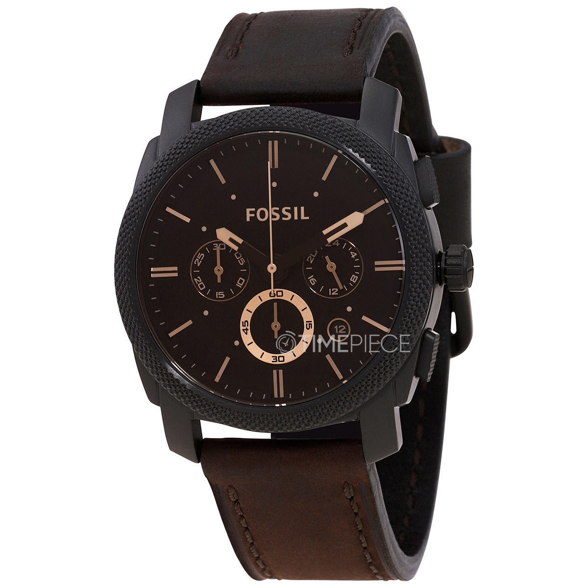Fossil Machine Chronograph Brown Dial Mens Watch FS4656