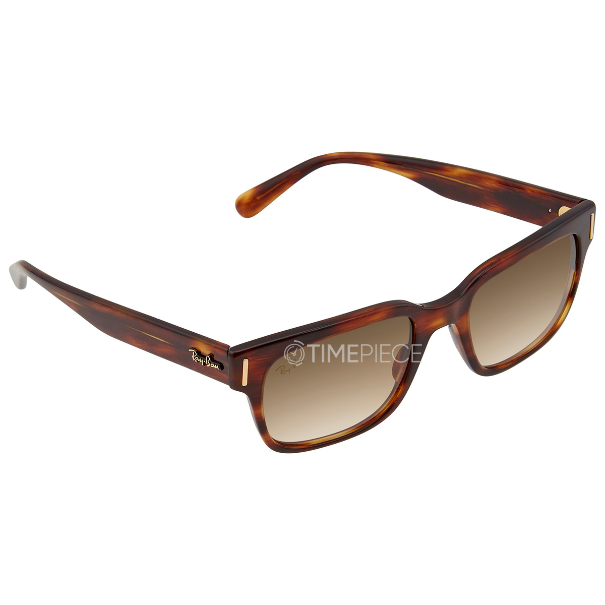 Ray Ban Jeffrey Light Brown Gradient Square Unisex Sunglasses RB2190 ...