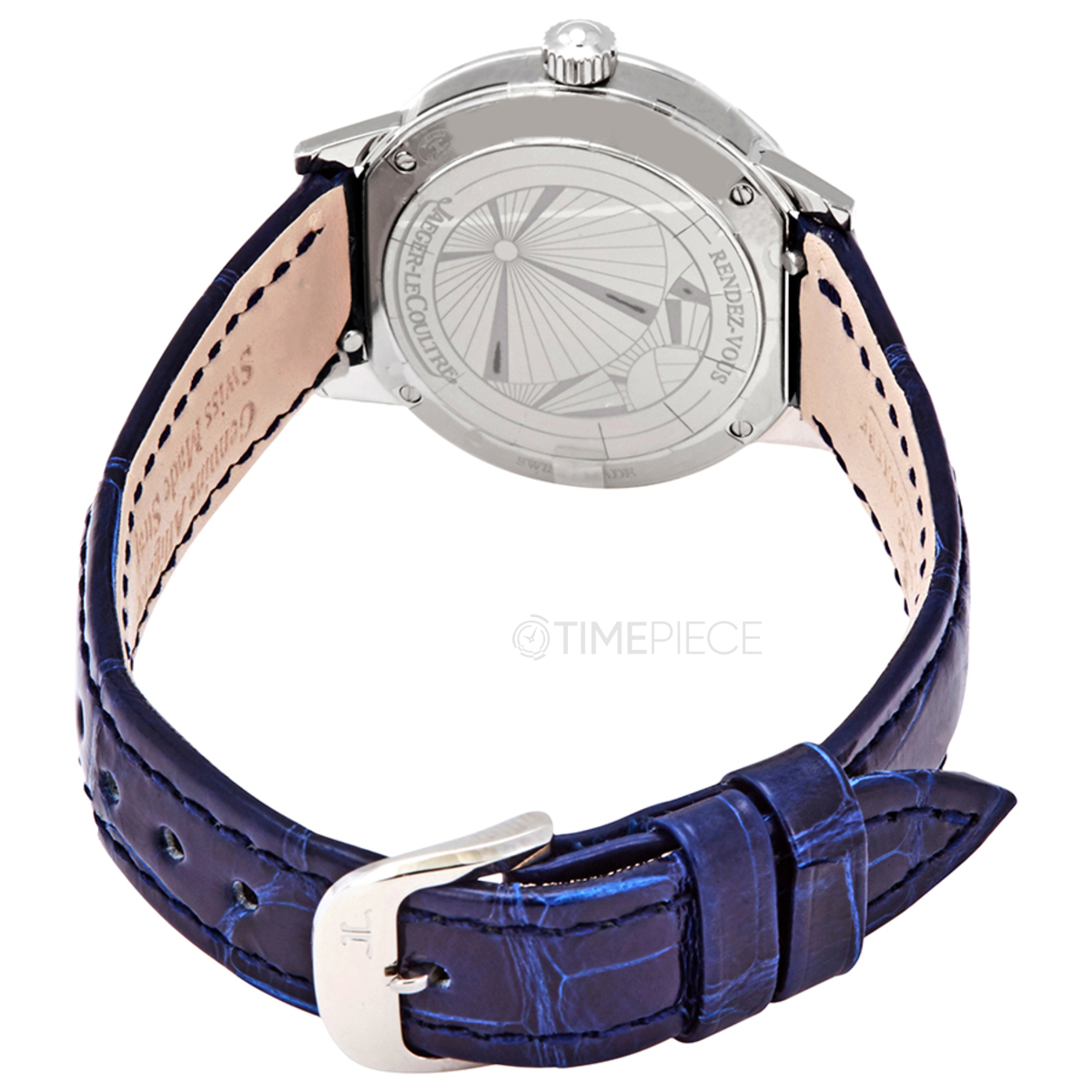 Jaeger LeCoultre Rendez-Vous Silvered Grey Dial Ladies Diamond Watch ...