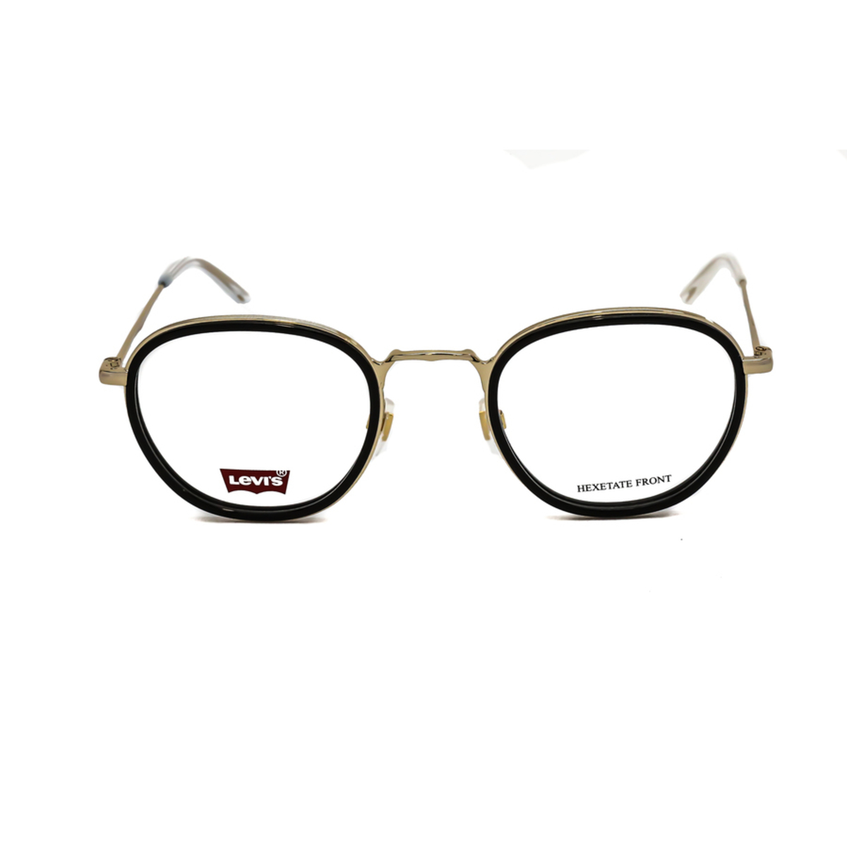 Levi's Mens Black Round Eyeglass Frames LV501208070051