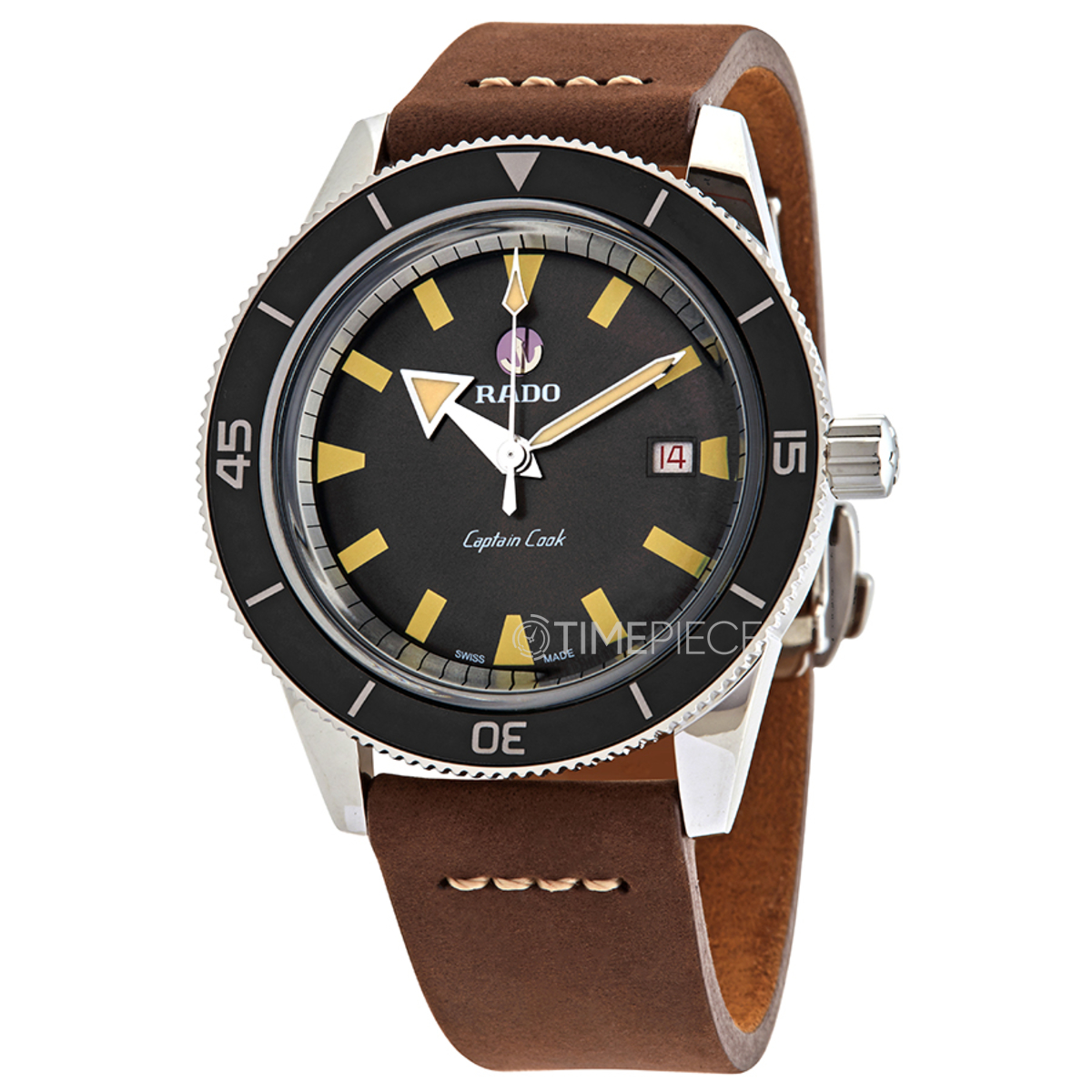 Rado Captain Cook Automatic Brown Dial Mens Watch R32505305