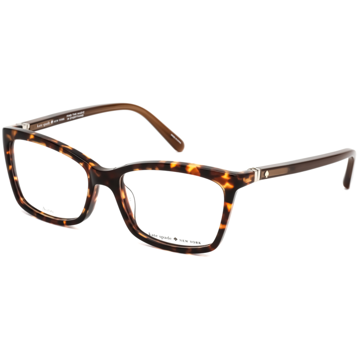 Kate Spade Ladies Tortoise Square Eyeglass Frames Cortina0RRW0052