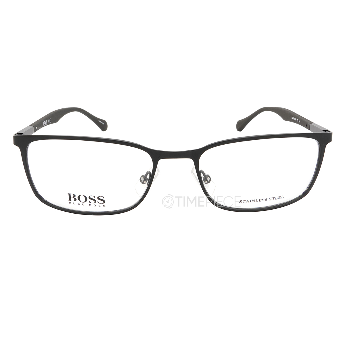 Hugo Boss Mens Black Rectangular Eyeglass Frames 08280YZ20056