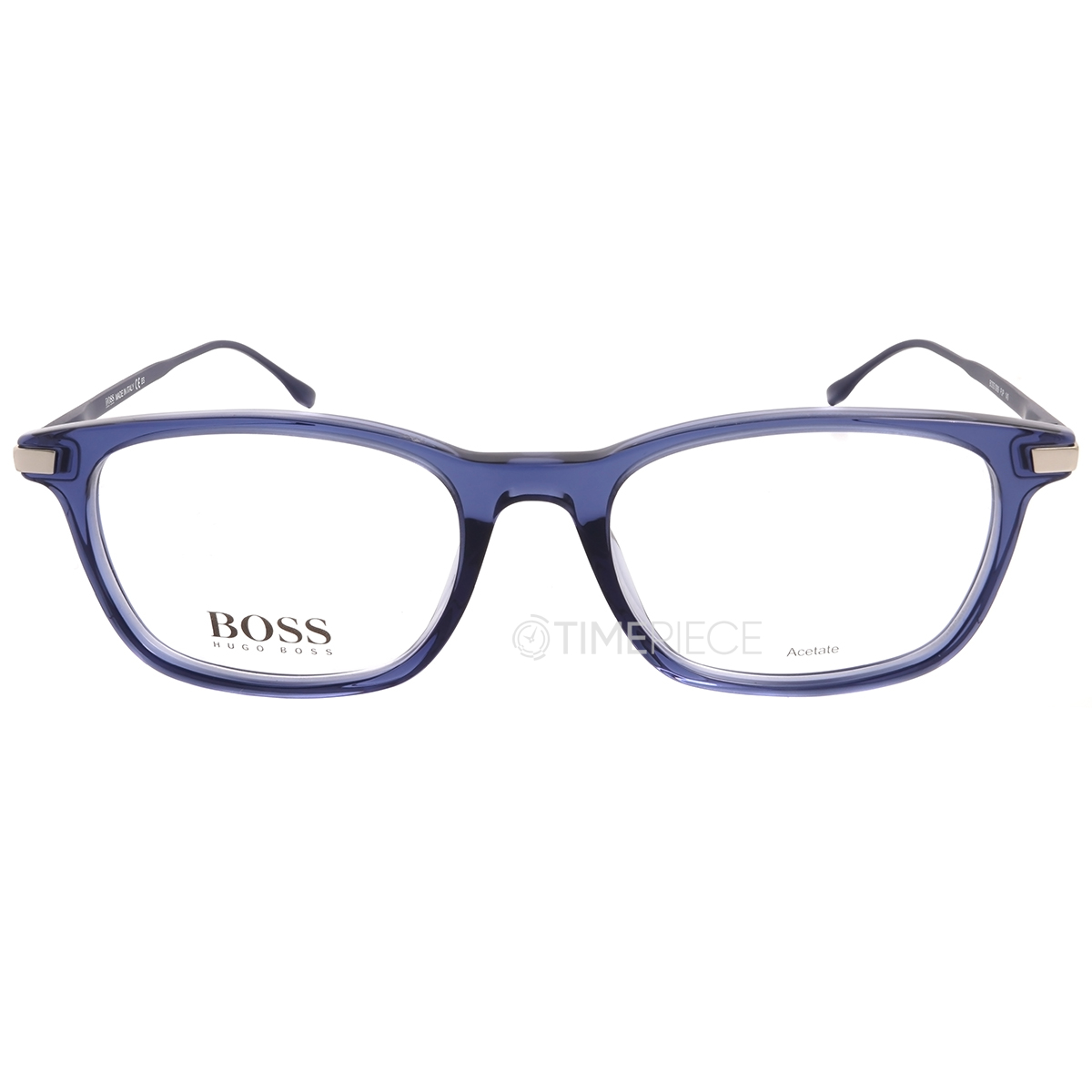 Hugo Boss Mens Blue Square Eyeglass Frames 09890PJP0051