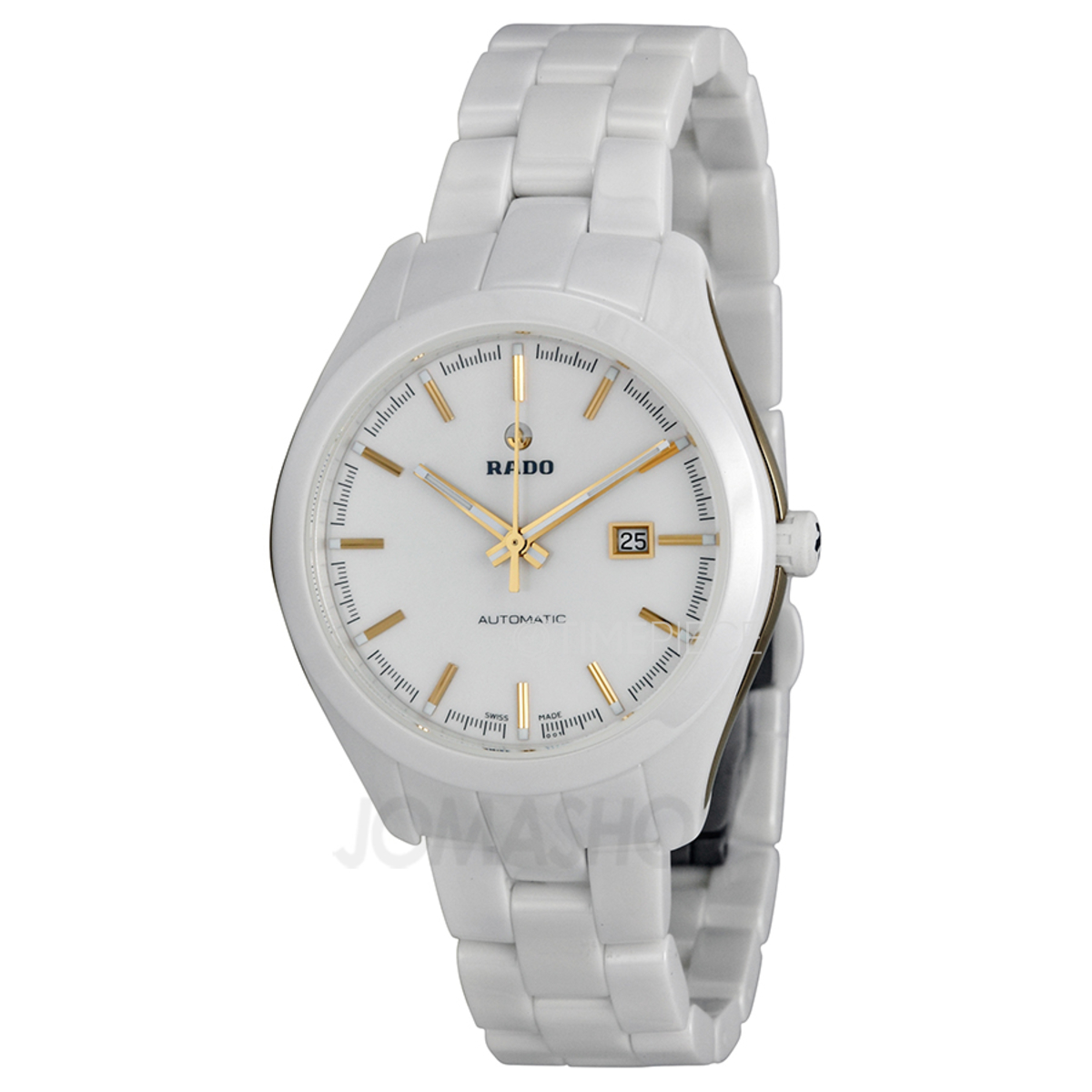Rado Hyperchrome White Dial White Ceramic Ladies Watch - R32257012