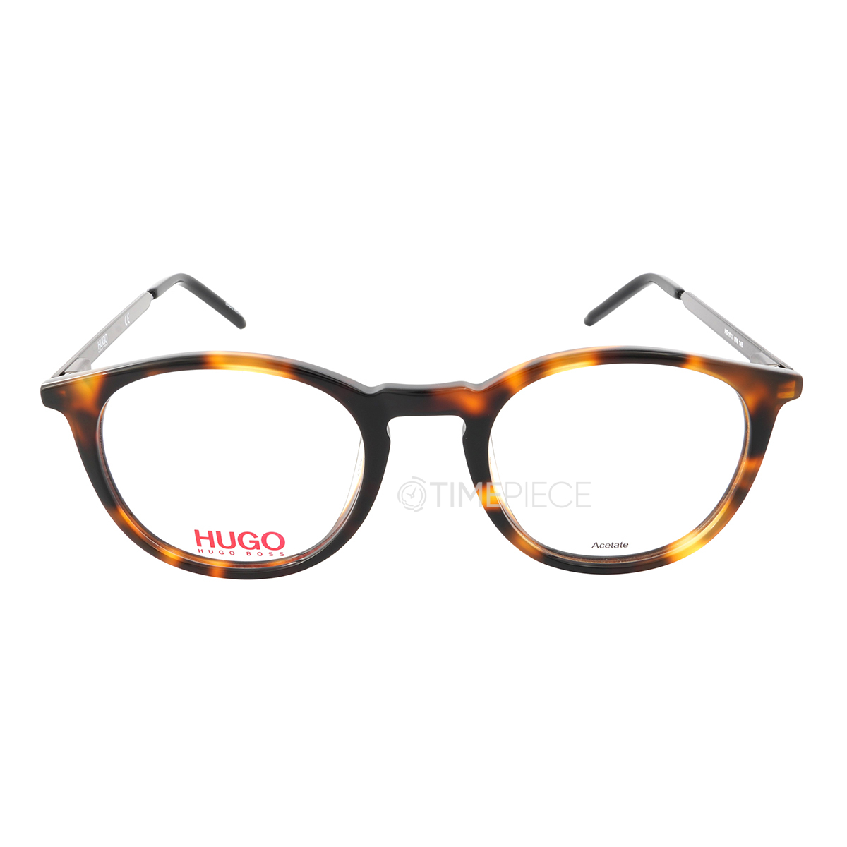 Hugo Boss Mens Tortoise Round Eyeglass Frames HG101700860049